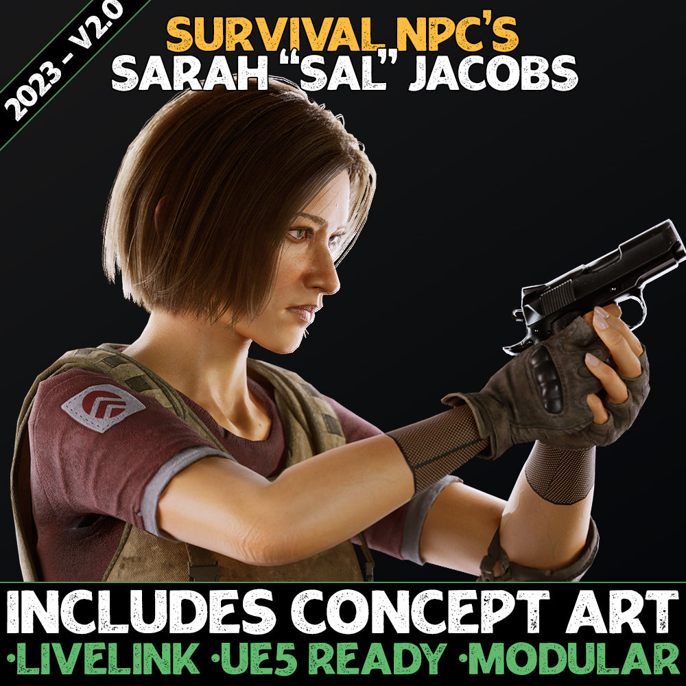 Survival NPC's - Sarah "Sal" Jacobs – Yarrawah Interactive